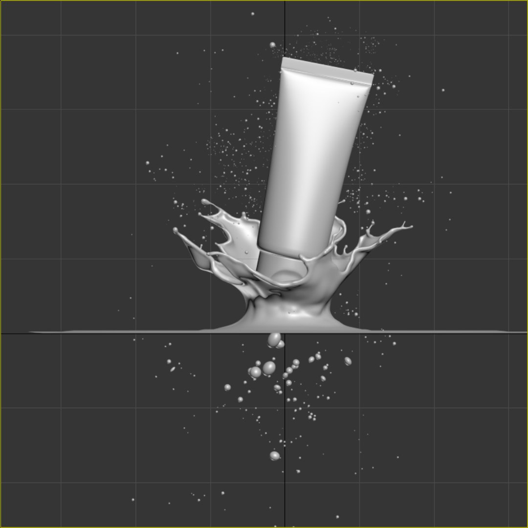Cosmetic Splash Water 3D - TurboSquid 1437523