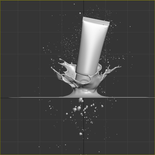Cosmetic splash water 3D - TurboSquid 1437523