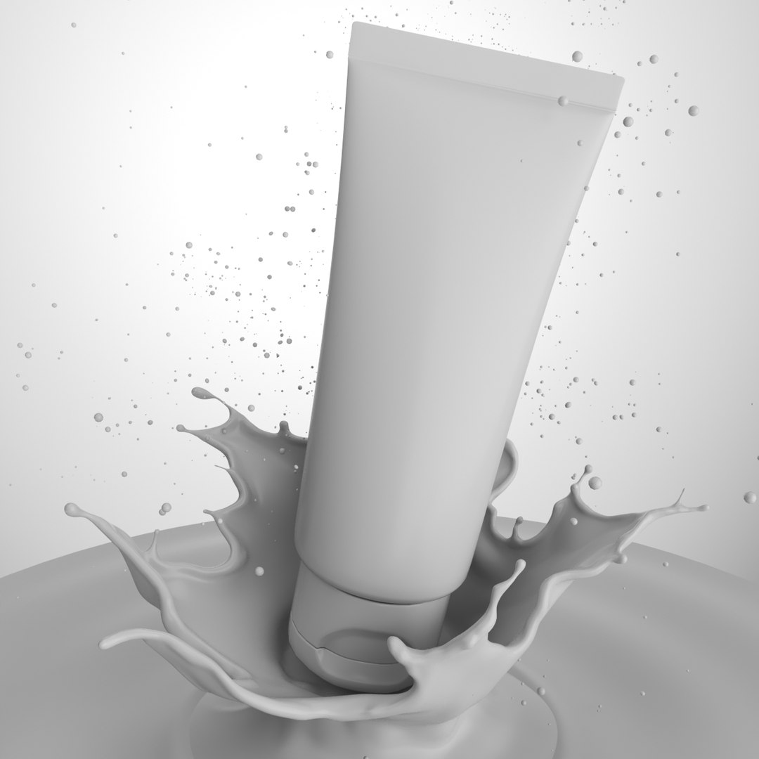 Cosmetic Splash Water 3D - TurboSquid 1437523