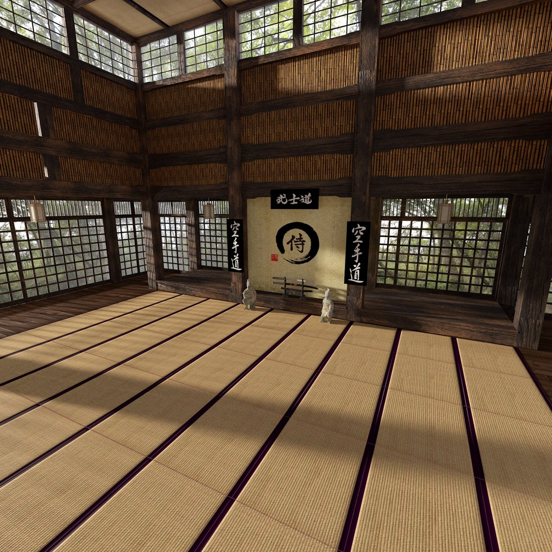 3D VR Japanese Martial Arts Training Dojo Model - TurboSquid 1984144
