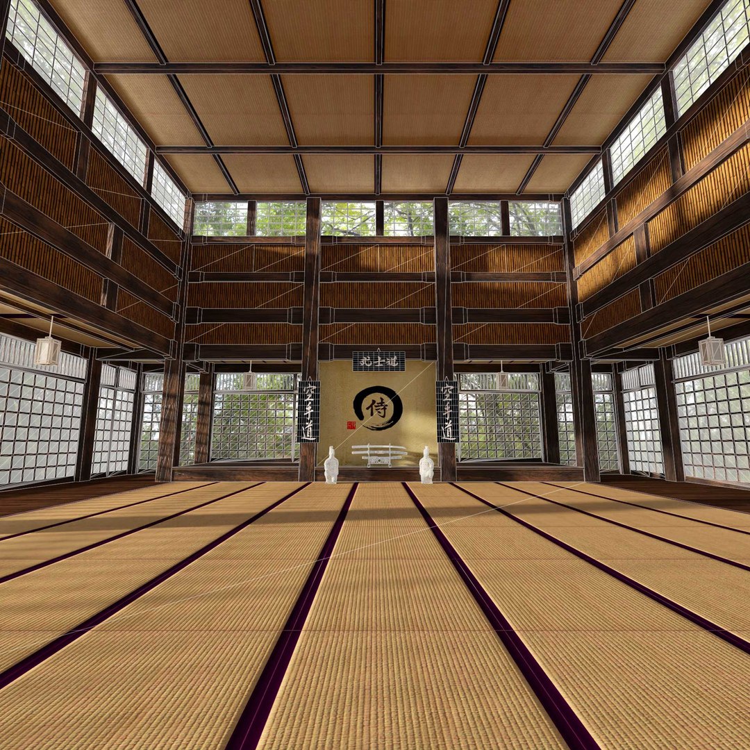 3D VR Japanese Martial Arts Training Dojo Model - TurboSquid 1984144