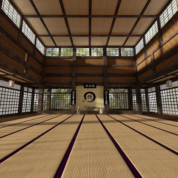 3D VR Japanese Martial Arts Training Dojo model - TurboSquid 1984144