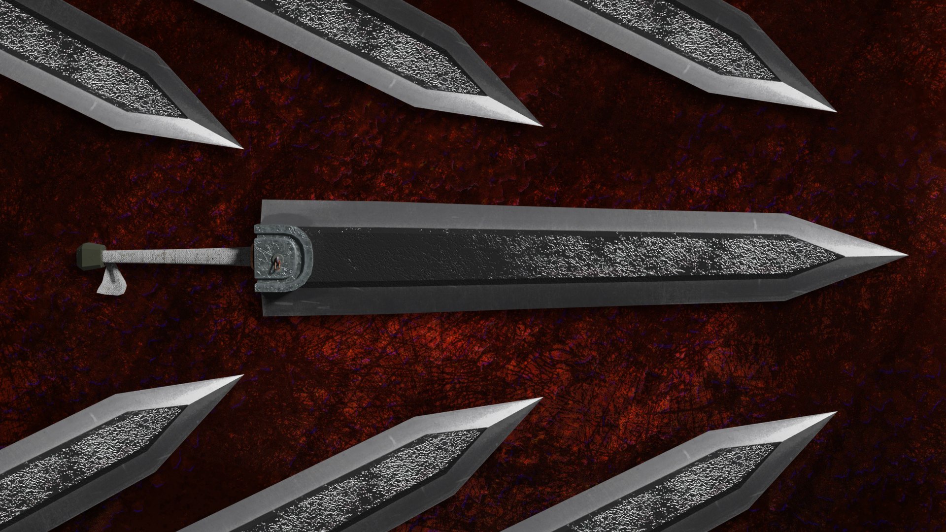 Free Dragon Slayer Berserk - Berserker Sword LowP FanArt 3D Model - TurboSquid 2349553