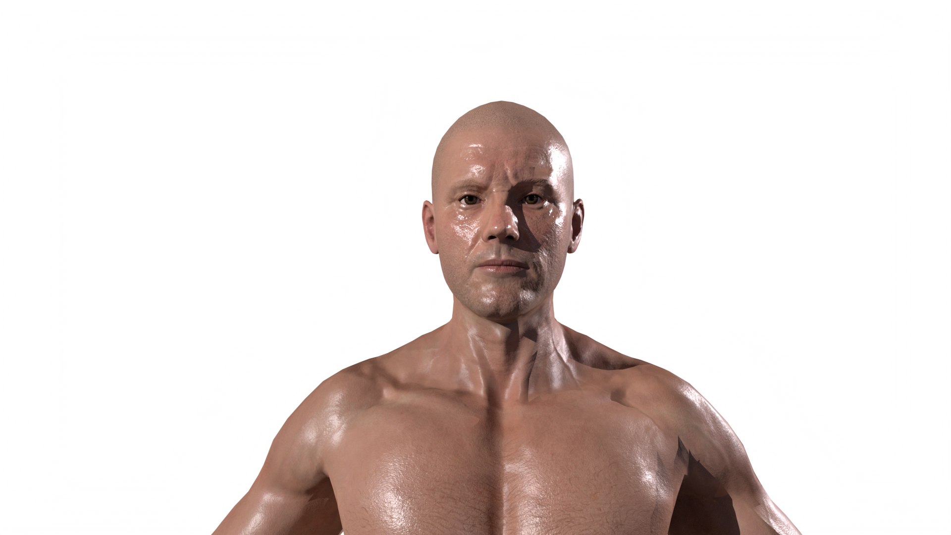 3D Realistic Body Builder Character Men - TurboSquid 1983274