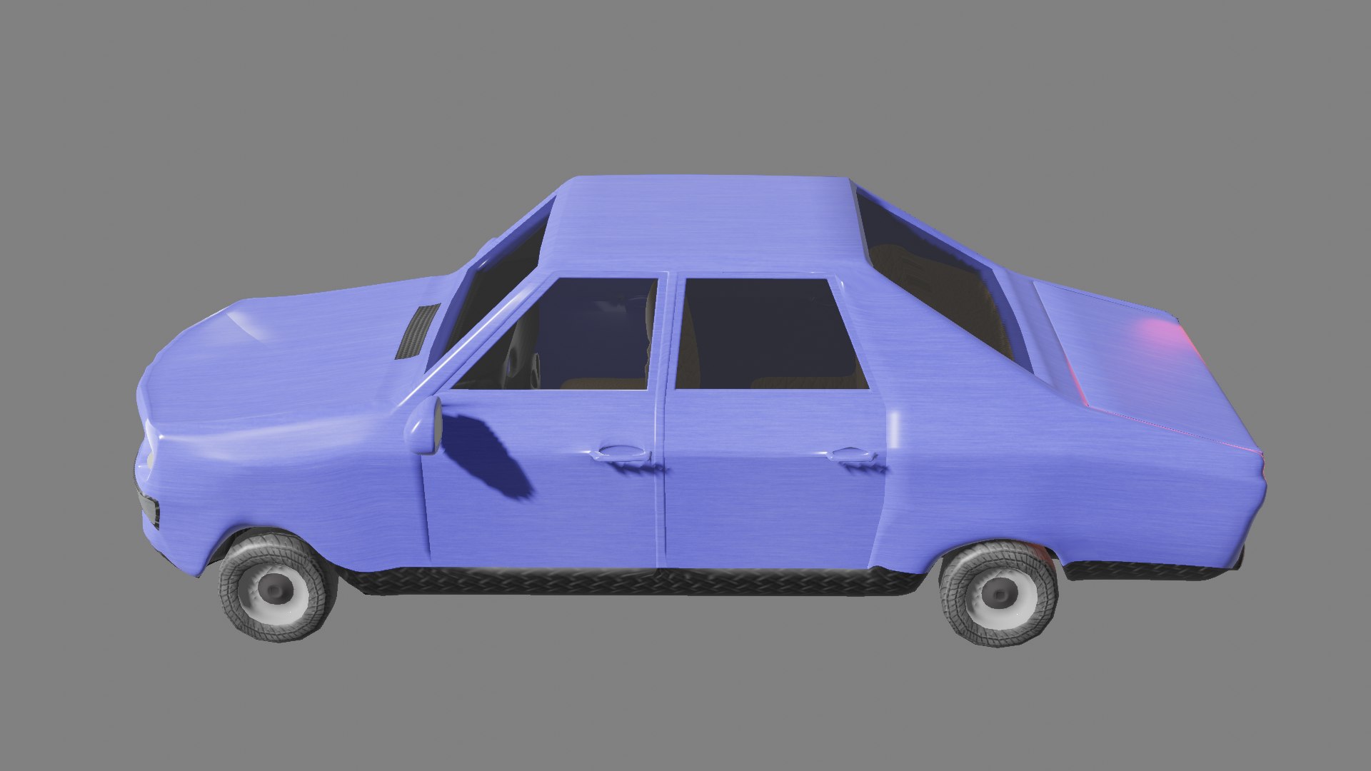 Retro Style Car For a Game 3D model - TurboSquid 1818839