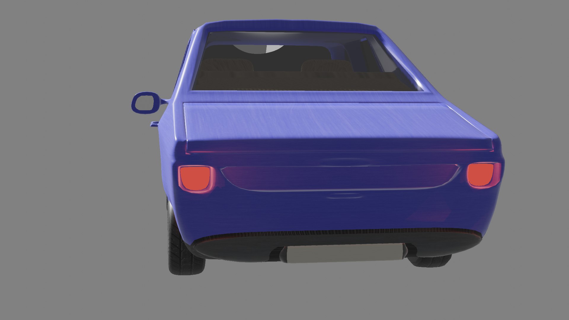 Retro Style Car For a Game 3D model - TurboSquid 1818839