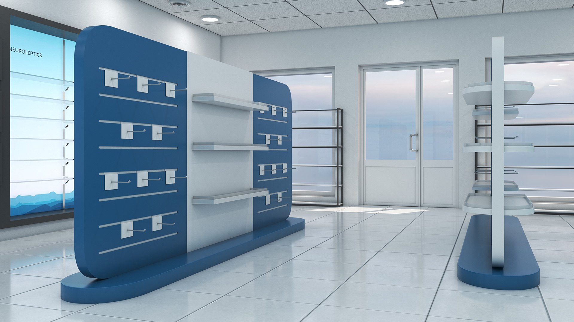 Pharmacy Store Interior 3D Model - TurboSquid 2191967