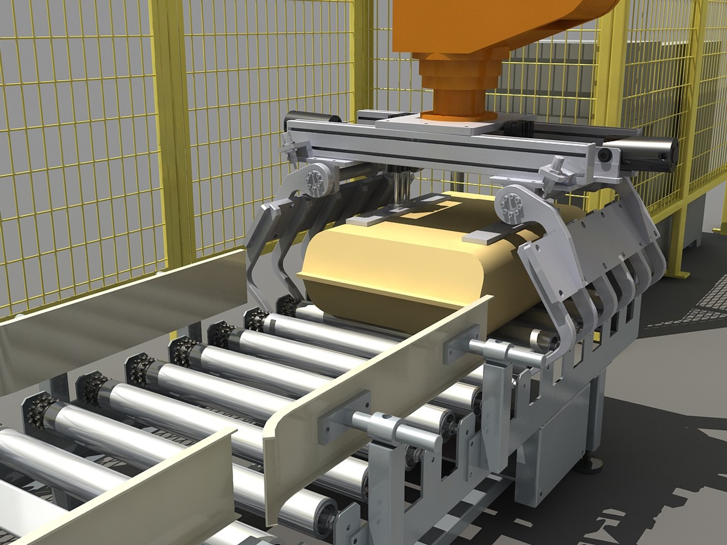 Palletizing Cell Scene 3D Model - TurboSquid 1193898