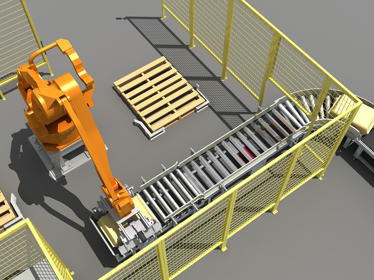 Palletizing Cell Scene 3D Model - TurboSquid 1193898
