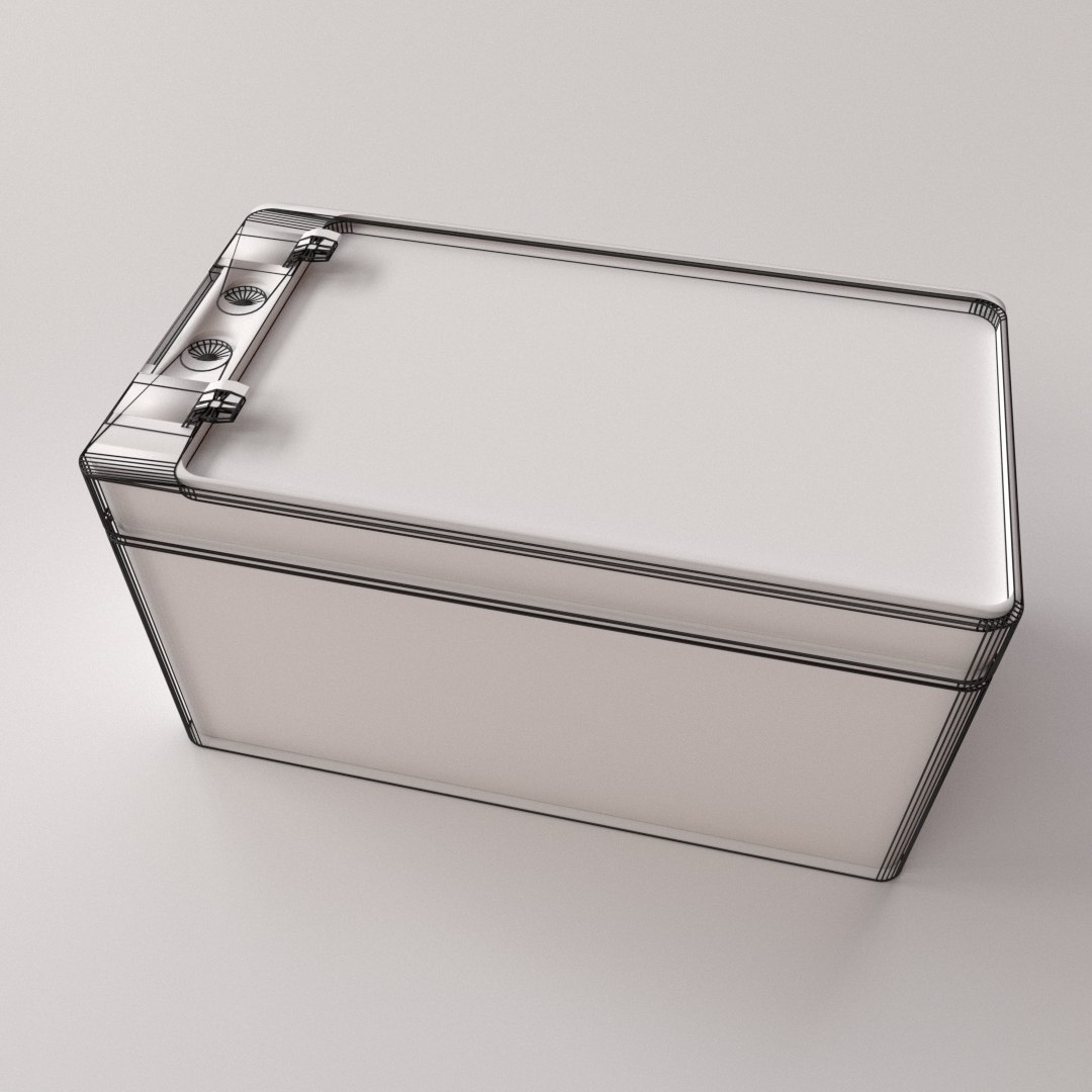 Lead Acid Battery Model - TurboSquid 1659674