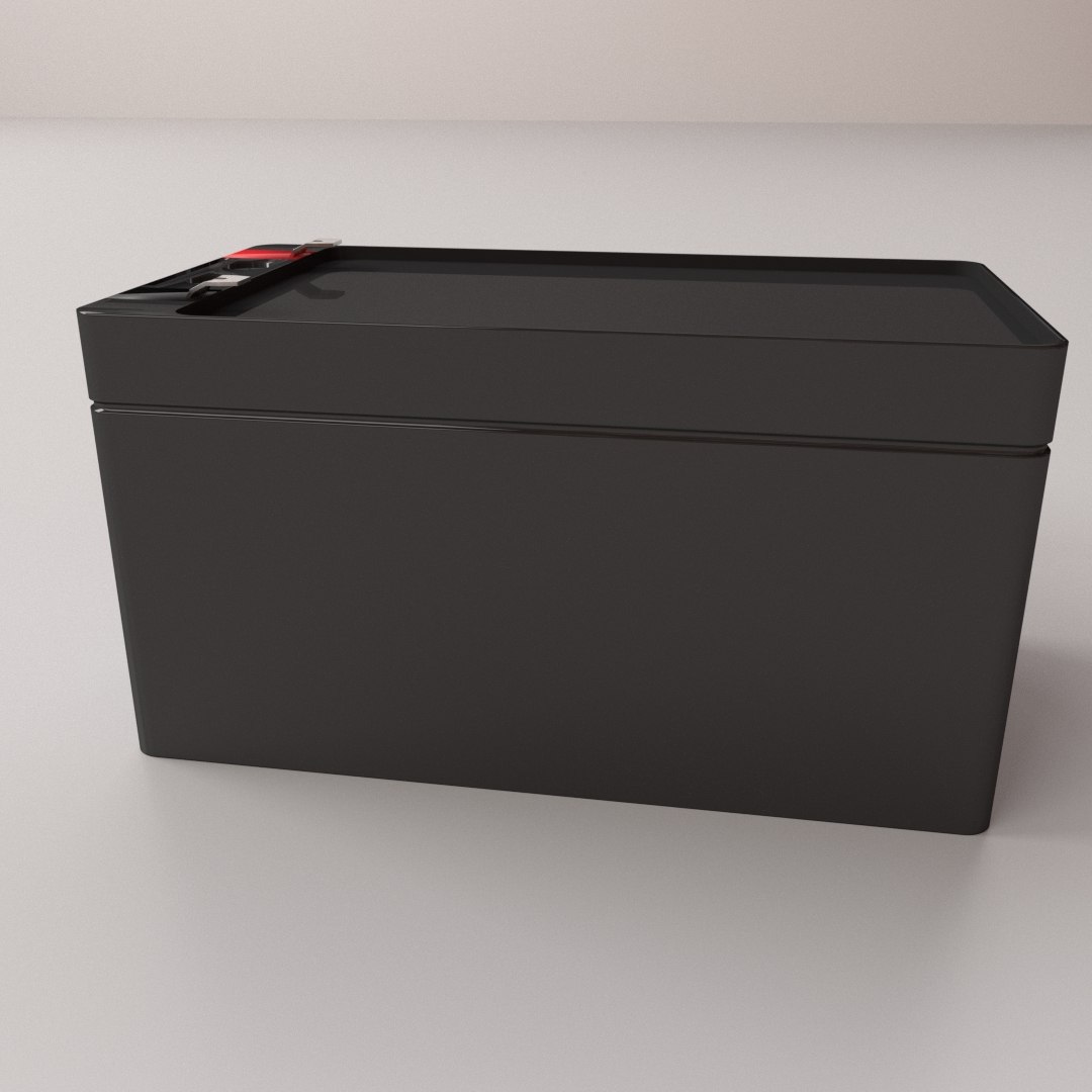 Lead Acid Battery Model - TurboSquid 1659674