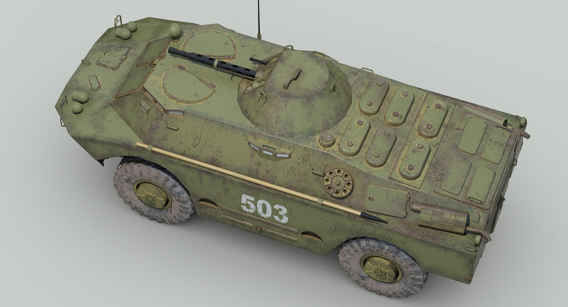 Soviet Brdm 2 3d Model
