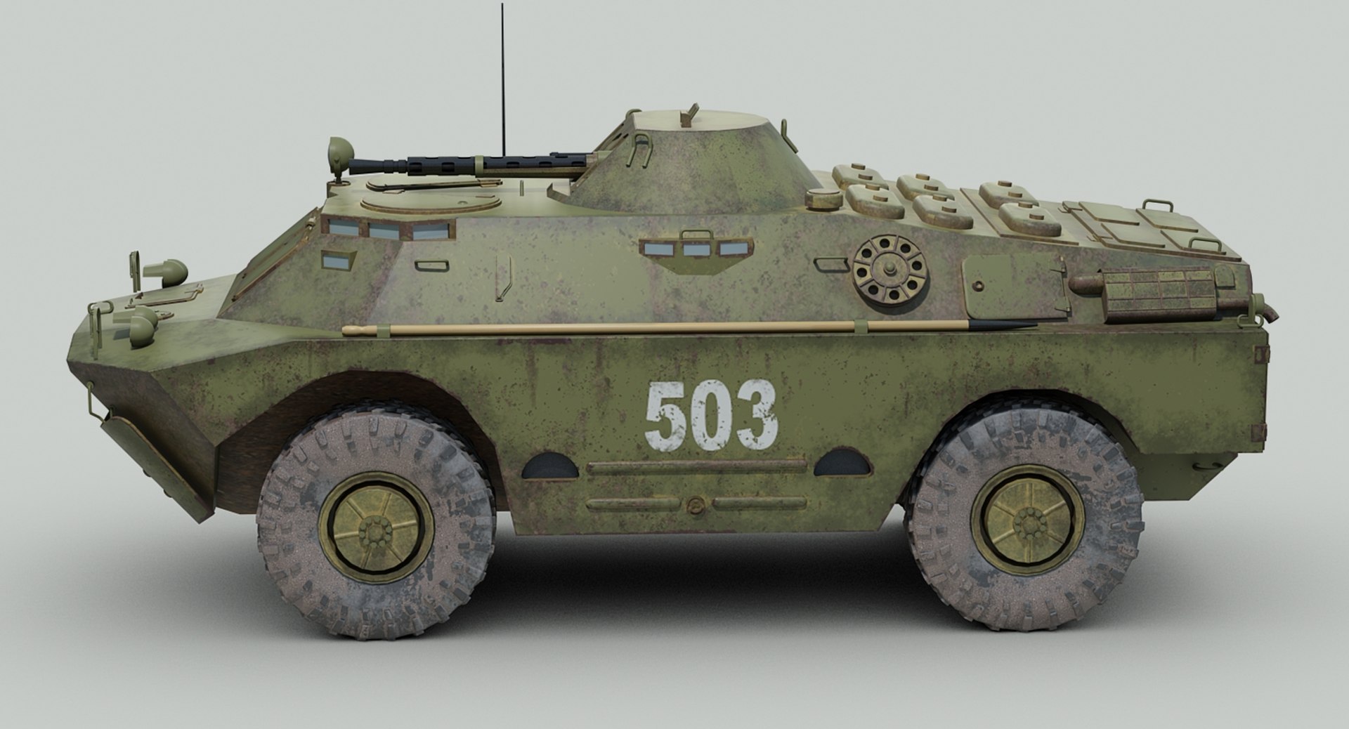 Soviet Brdm 2 3d Model
