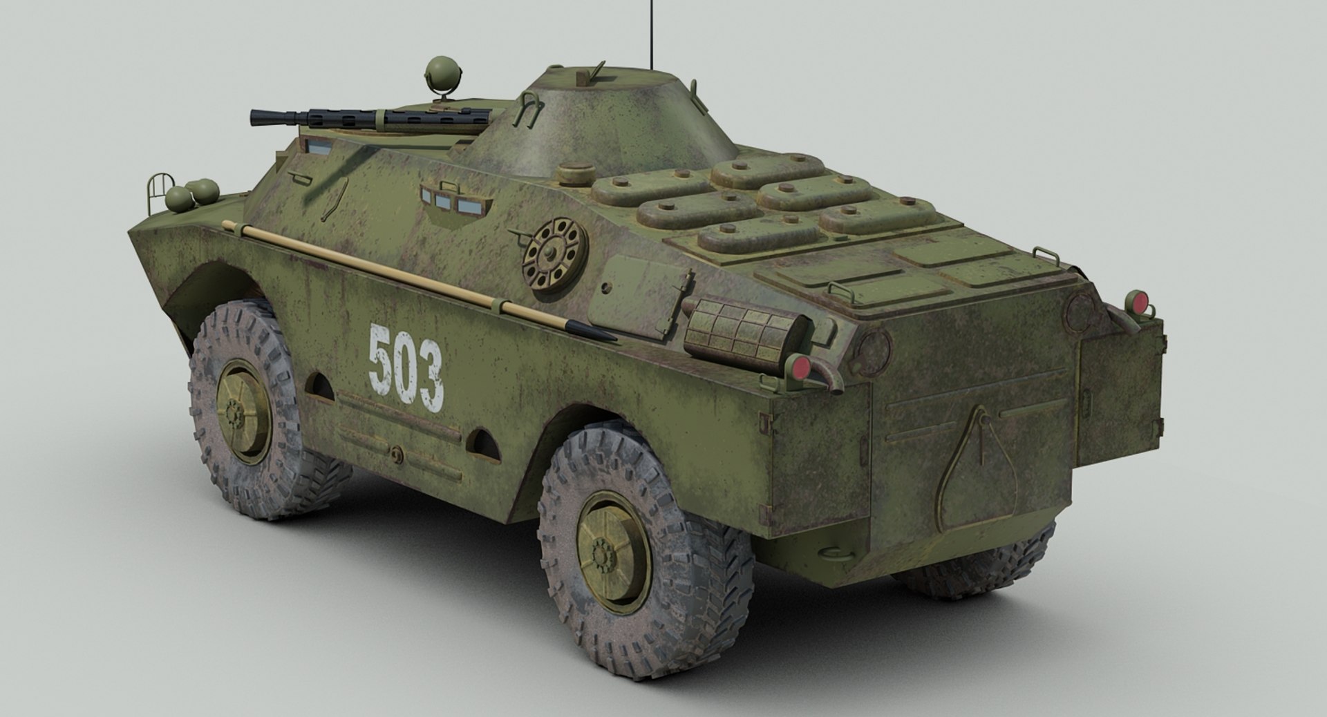 Soviet Brdm 2 3d Model