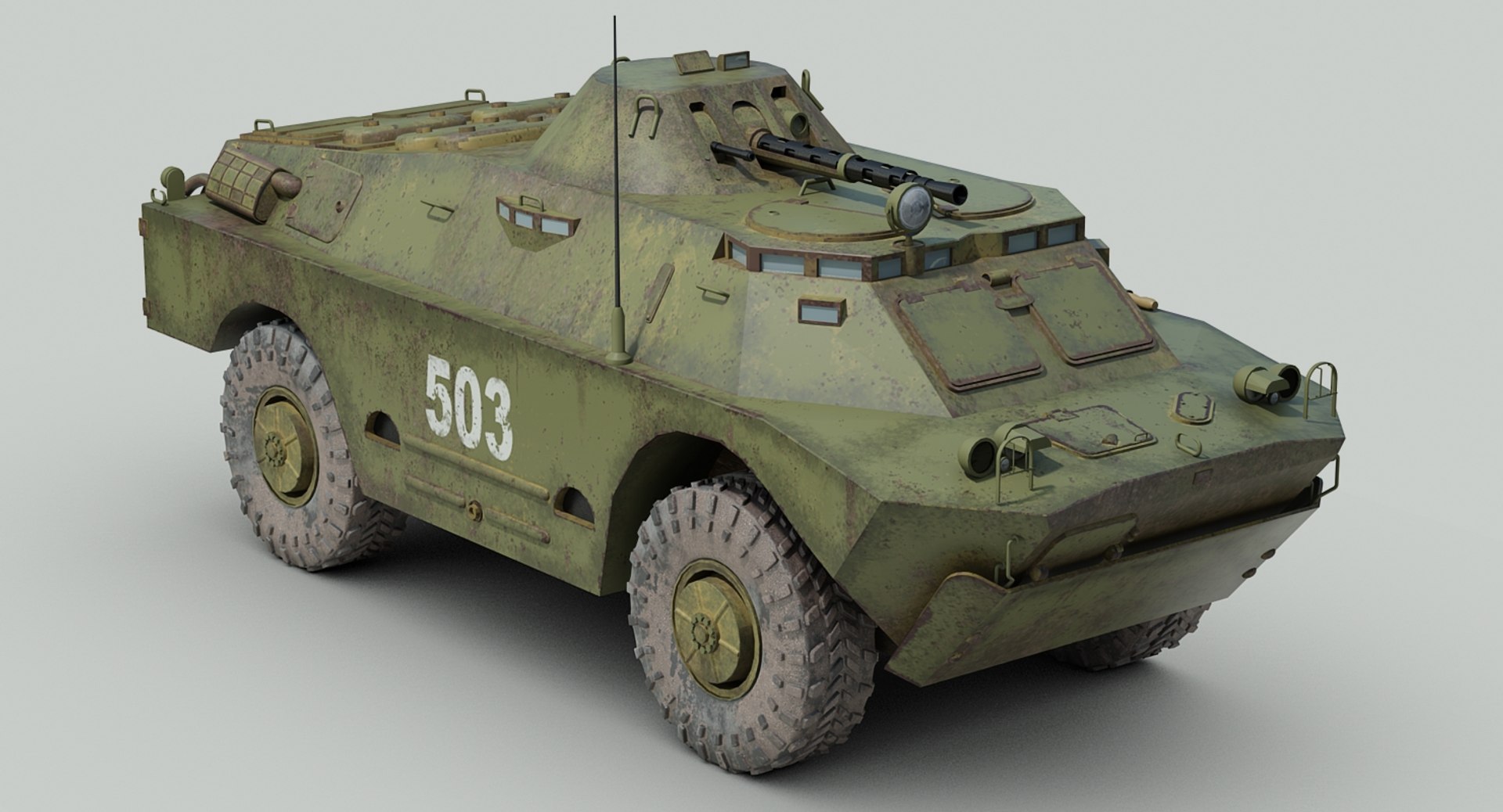 Soviet Brdm 2 3d Model