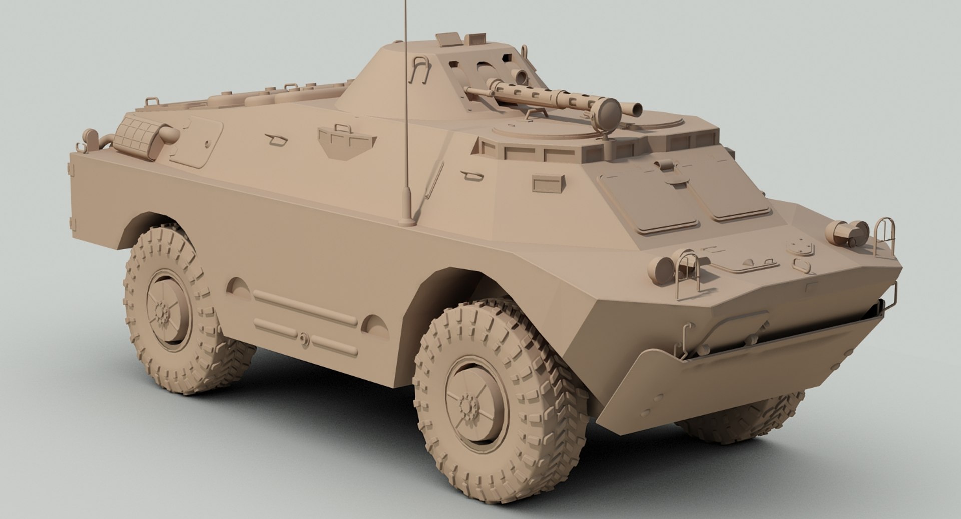 Soviet Brdm 2 3d Model