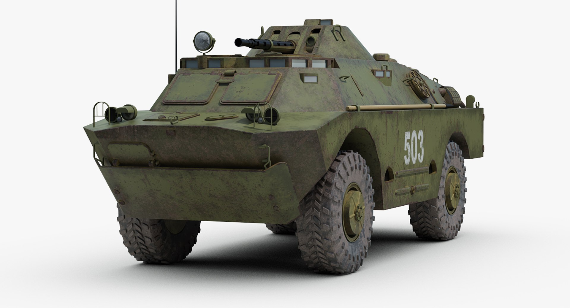Soviet Brdm 2 3d Model