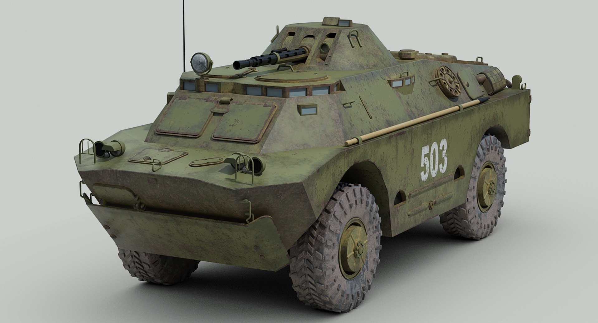 Soviet Brdm 2 3d Model