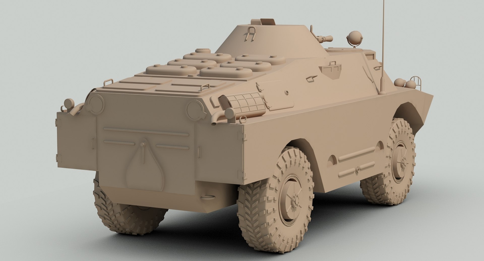 Soviet Brdm 2 3d Model