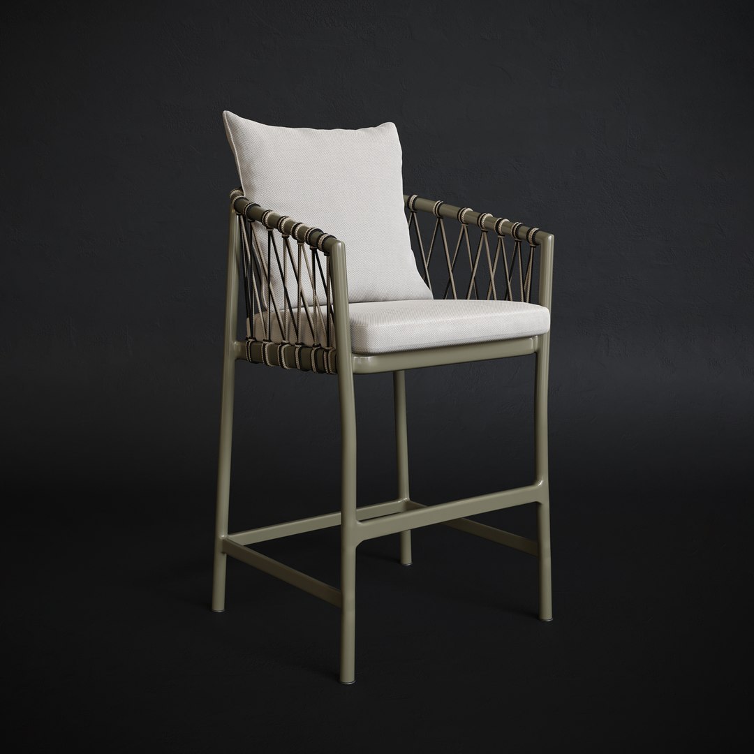 Banqueta Stool Pisana 3D Model - TurboSquid 1982026