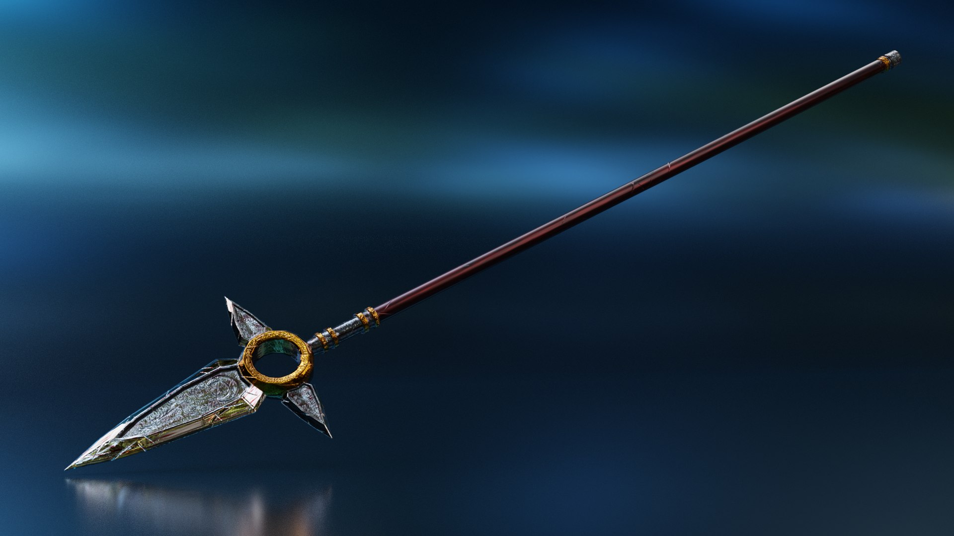 3D Spear Weapon Model - TurboSquid 1696481