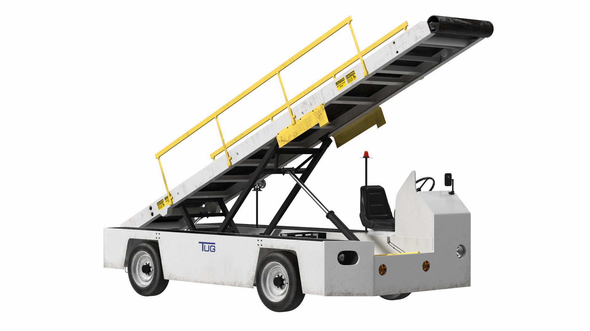 3d Airport Conveyor Belt Loader