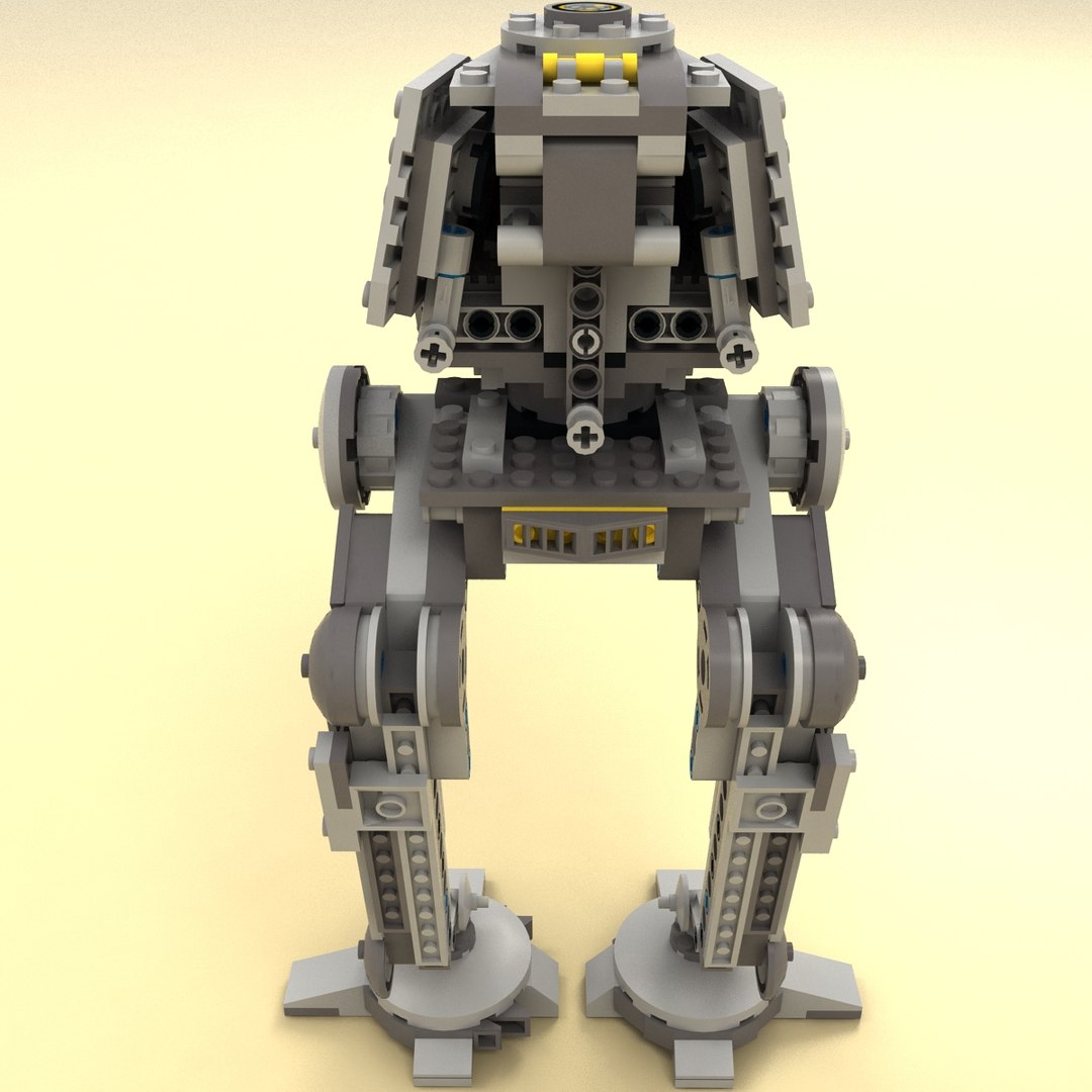 Lego Starwars At-dp 3d Model