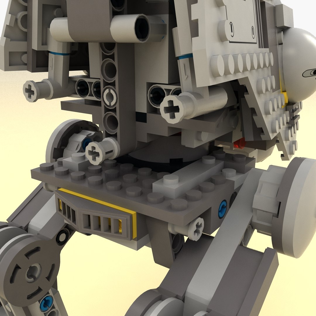 Lego Starwars At-dp 3d Model
