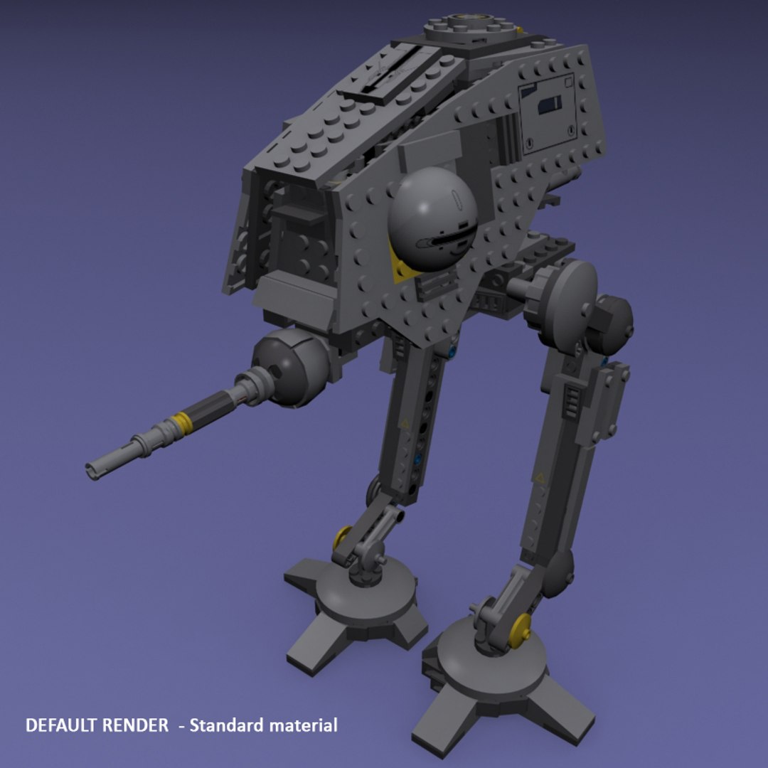 Lego Starwars At-dp 3d Model