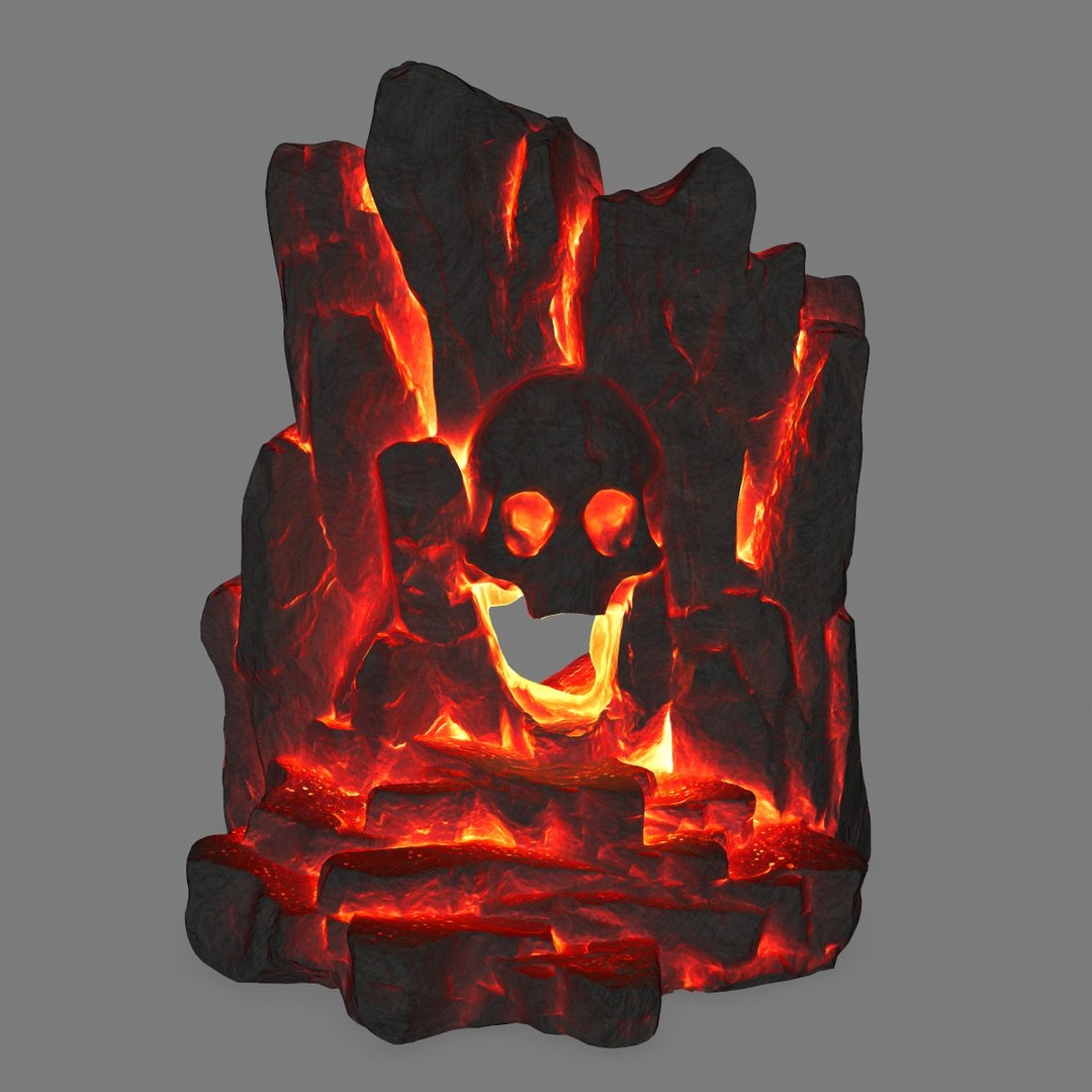 3D Skull Cave - TurboSquid 1345328