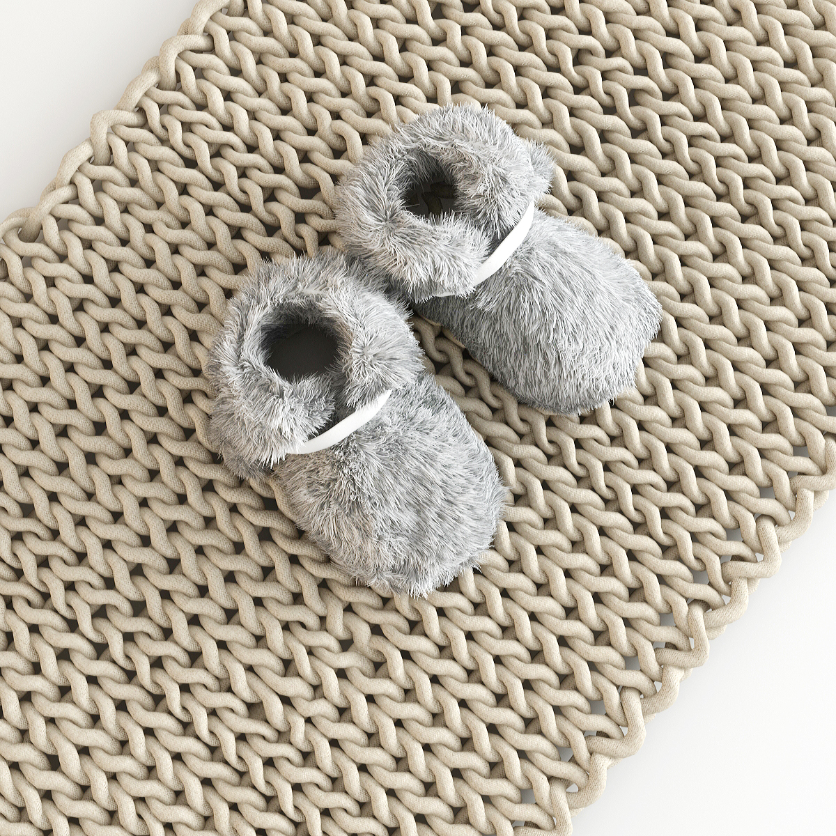 max knitted carpet slippers