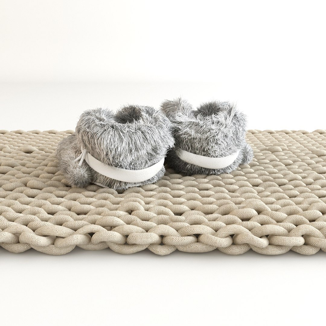 Max Knitted Carpet Slippers