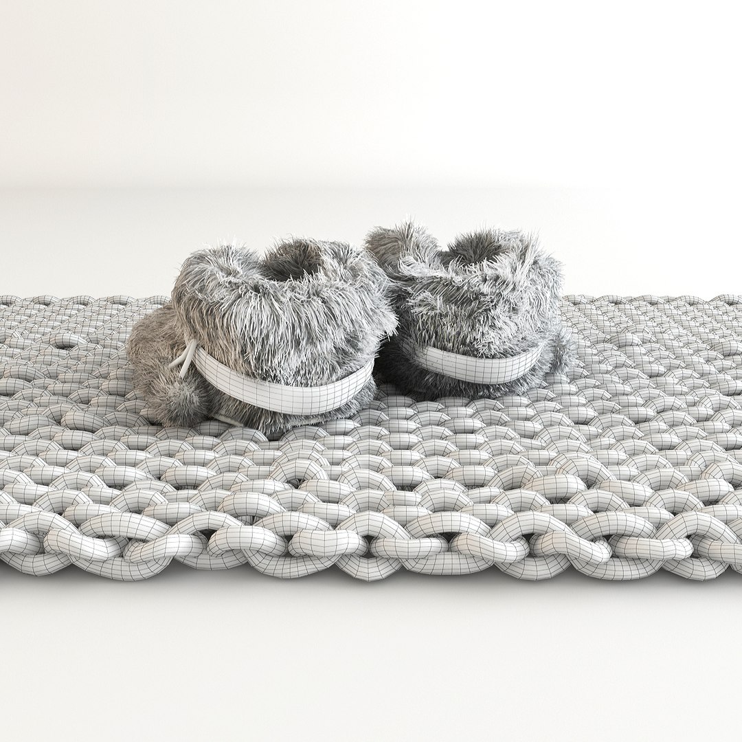 Max Knitted Carpet Slippers