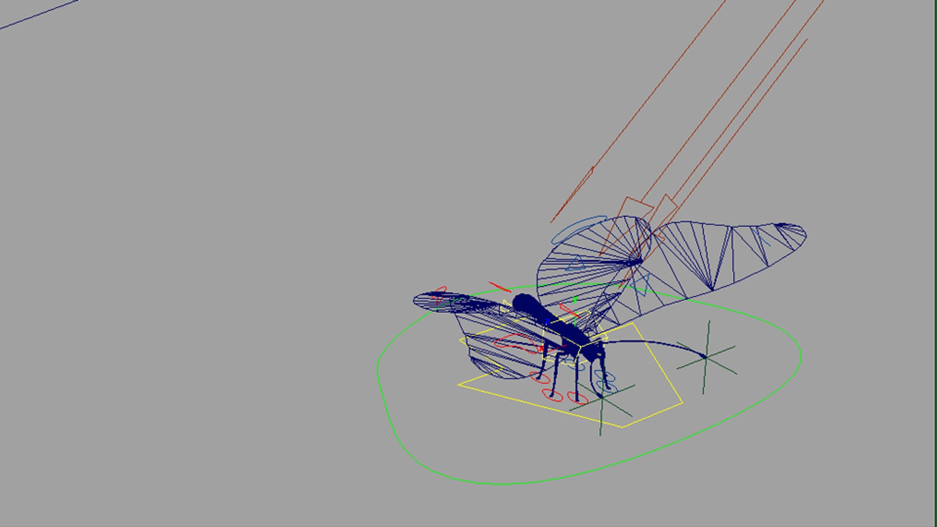 3d Animation Landing Model