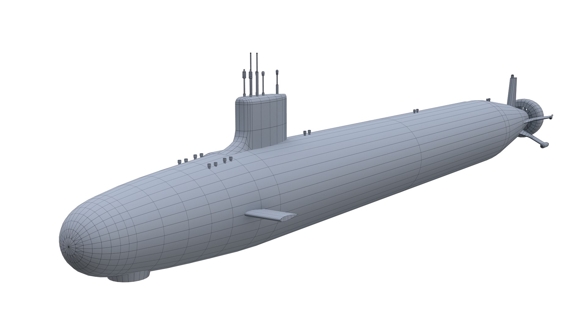 Uss colorado ssn-788 attack submarine 3D model - TurboSquid 1585917