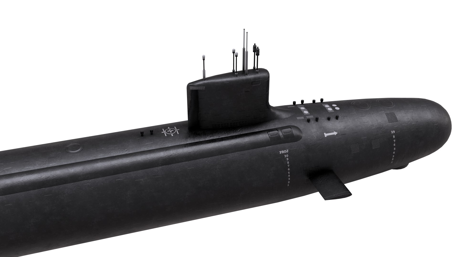 Uss colorado ssn-788 attack submarine 3D model - TurboSquid 1585917