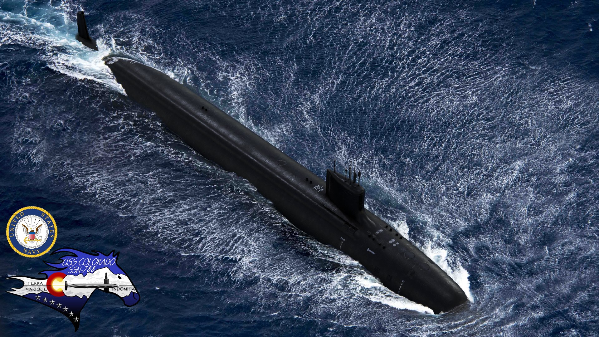 Uss Colorado Ssn-788 Attack Submarine 3D Model - TurboSquid 1585917