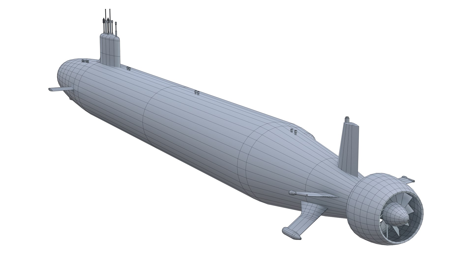 Uss colorado ssn-788 attack submarine 3D model - TurboSquid 1585917
