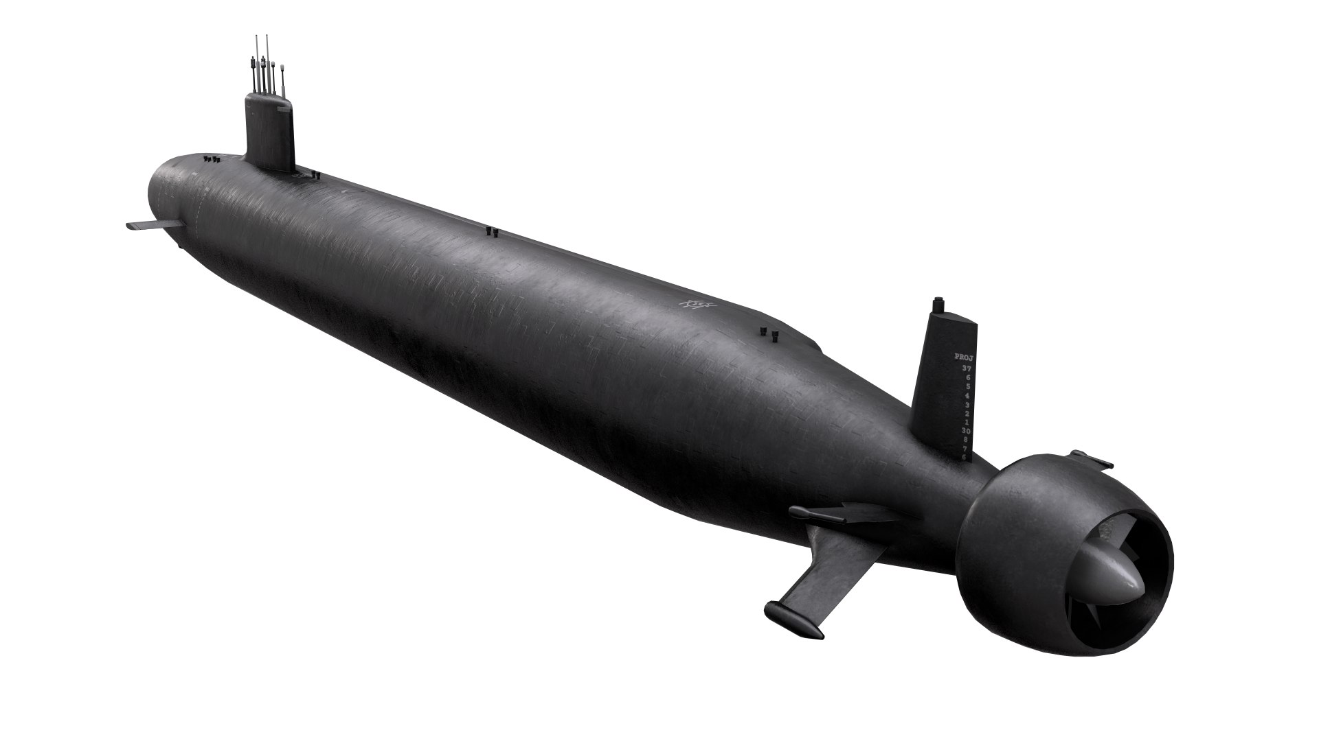 Uss Colorado Ssn-788 Attack Submarine 3D Model - TurboSquid 1585917