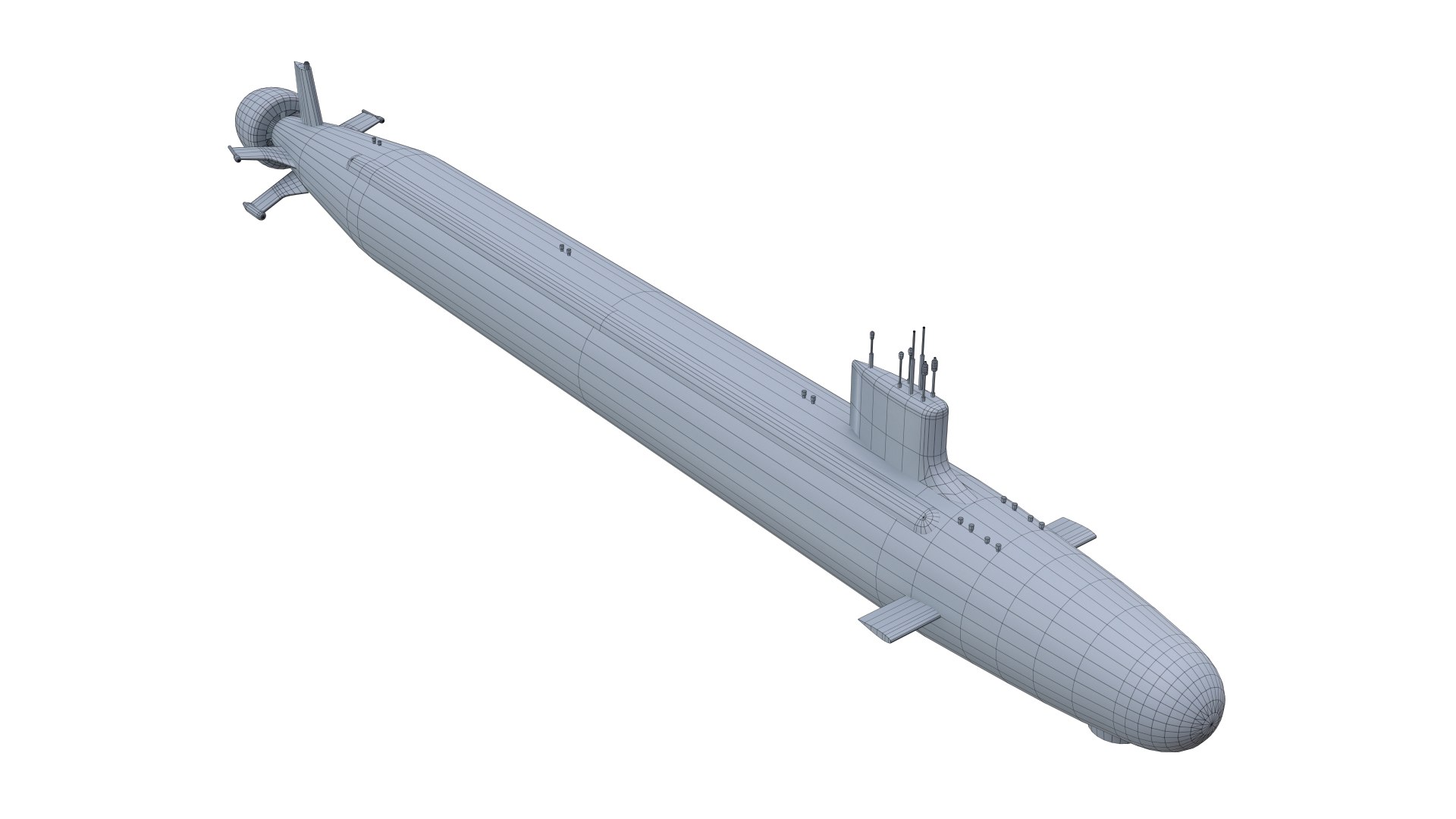 Uss colorado ssn-788 attack submarine 3D model - TurboSquid 1585917
