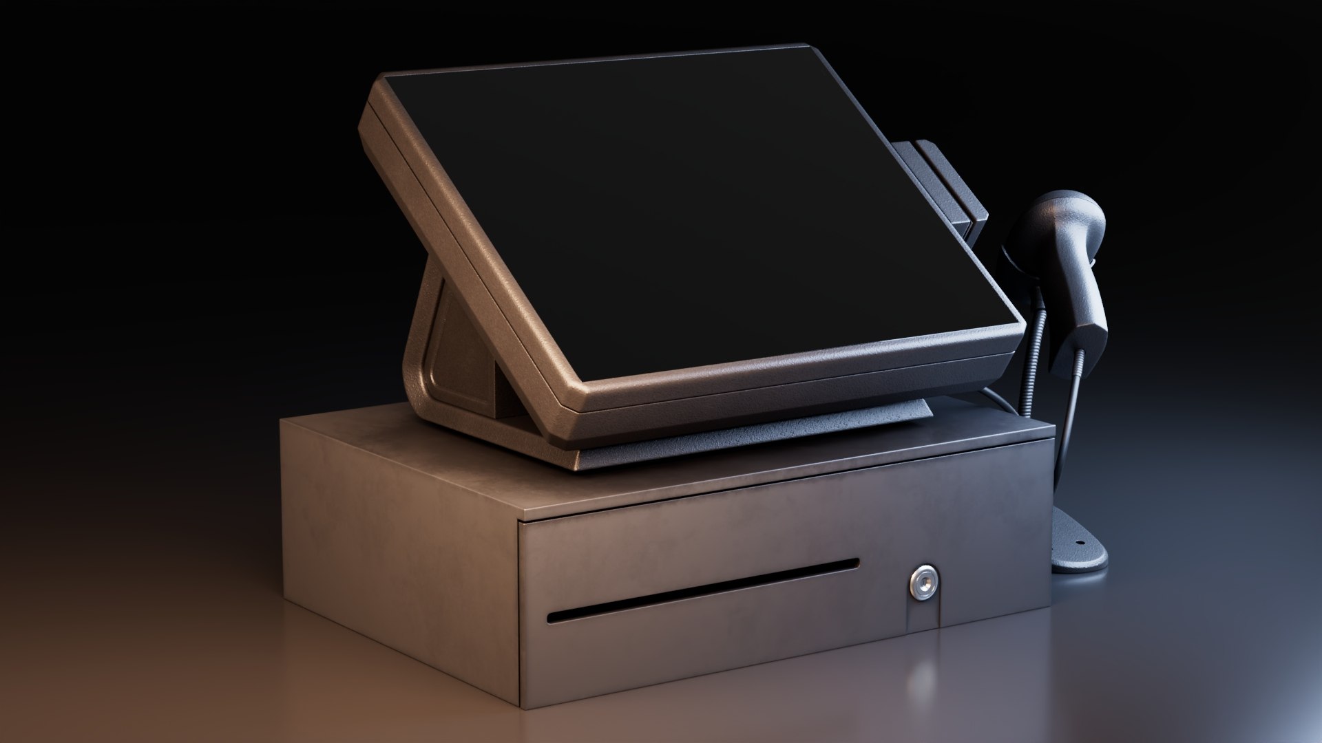 Cash Register Box Model - TurboSquid 2411676