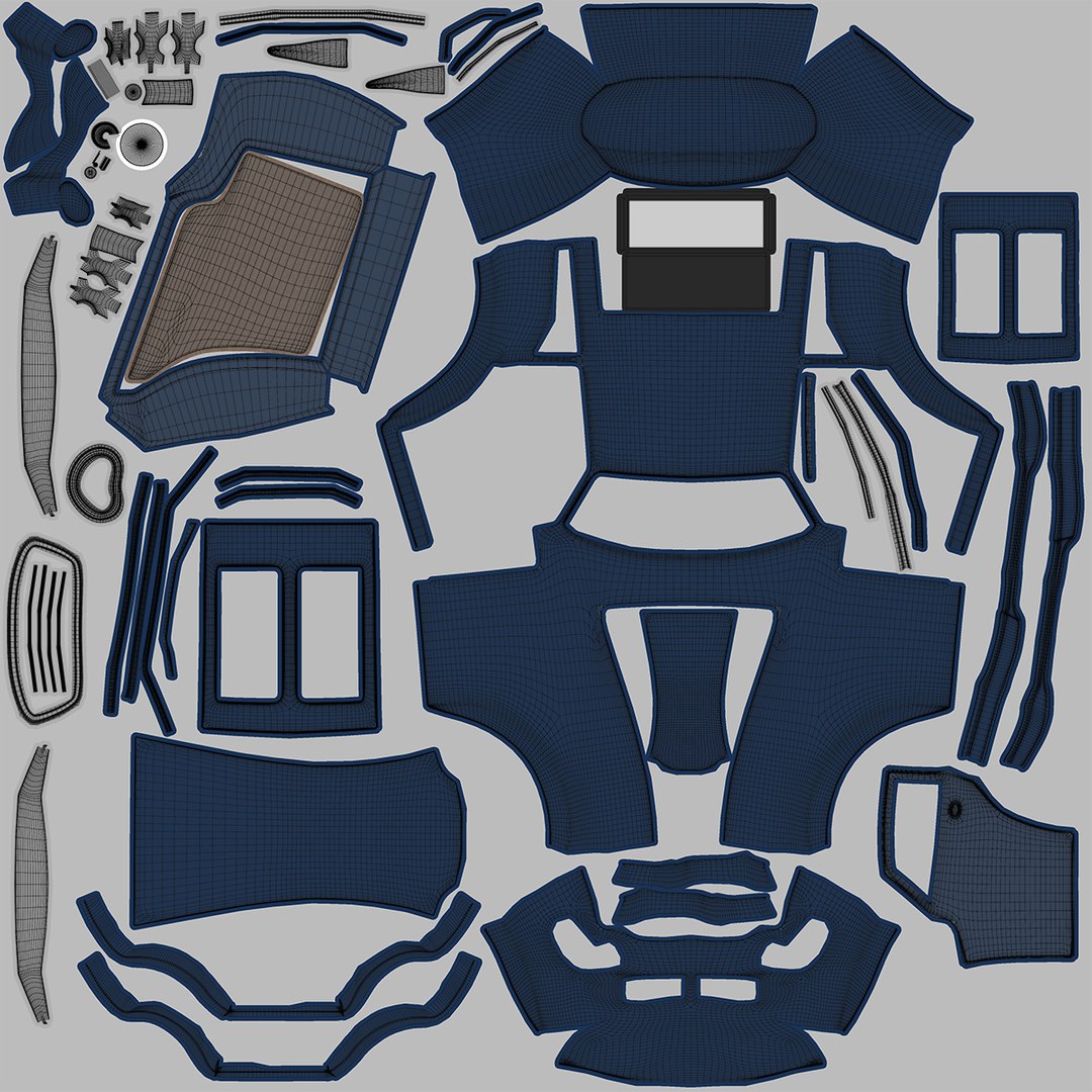 Generic Classic American Sport Car 1965 3D Model - TurboSquid 1990110