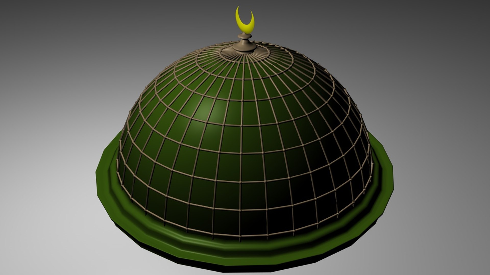 3d Model Dome Mosque