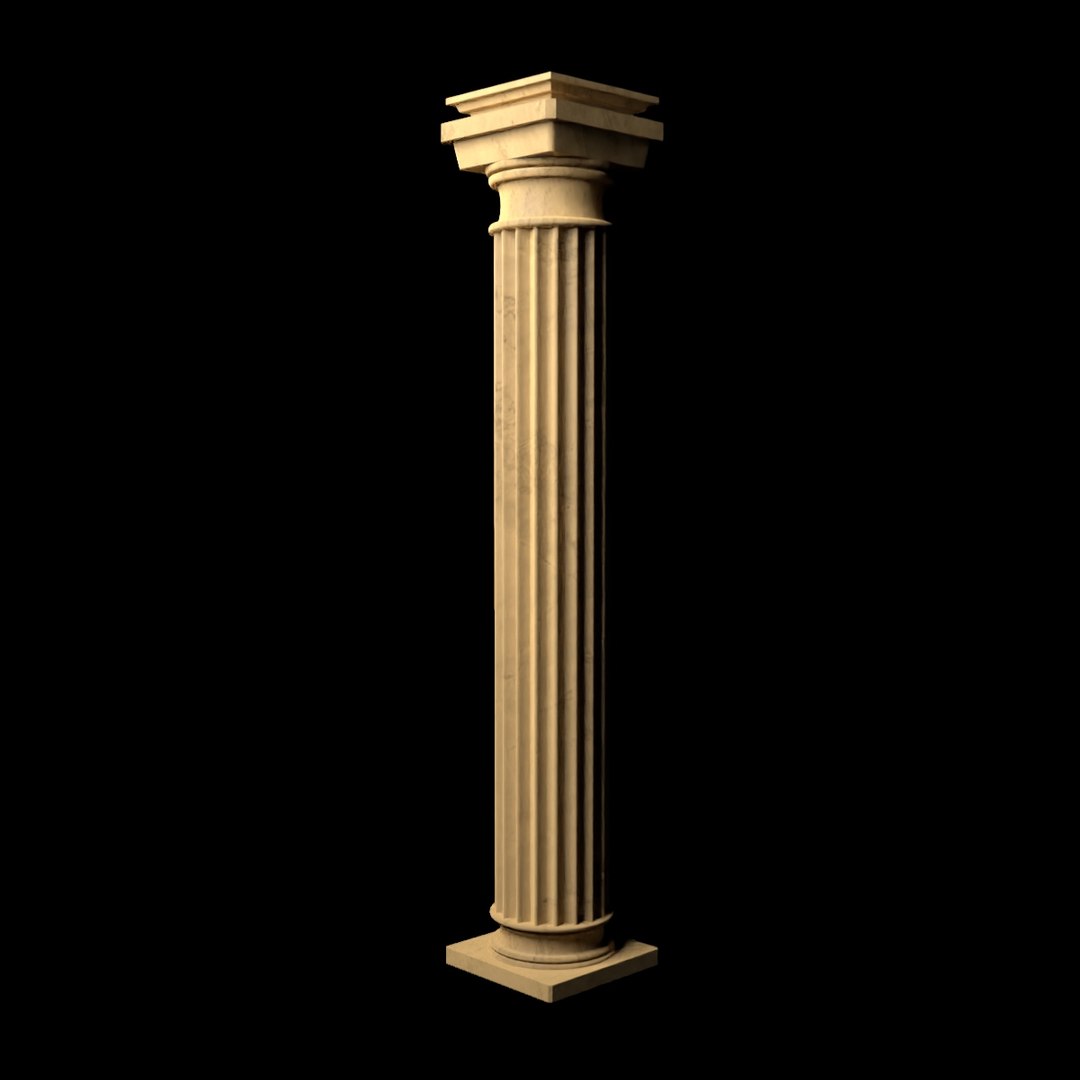 3D Classic Doric Column Model - TurboSquid 1794755