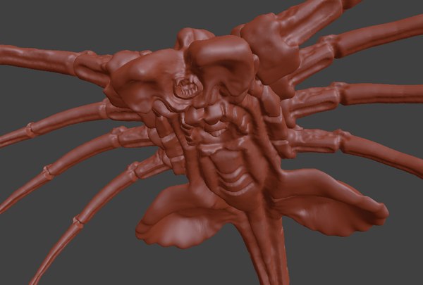 3d alien insect model