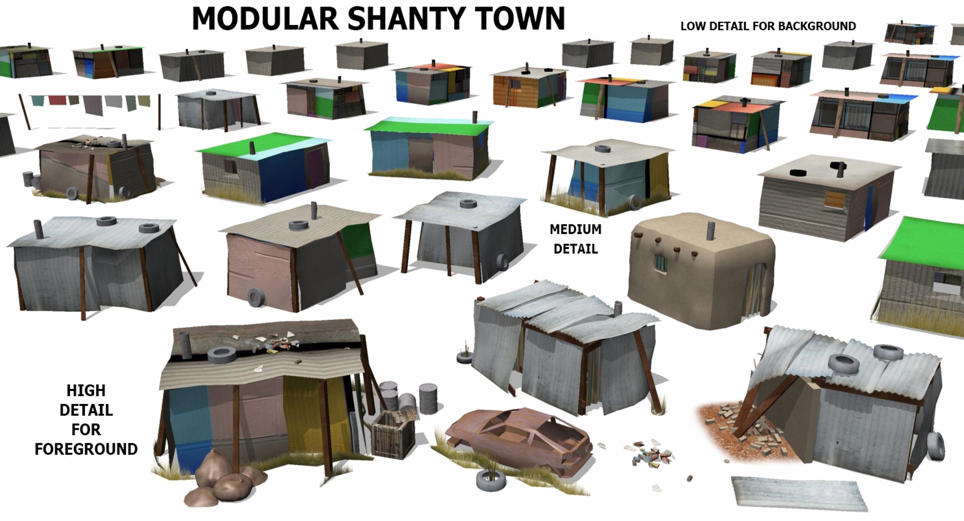 Rural shanty 3D model - TurboSquid 1274642