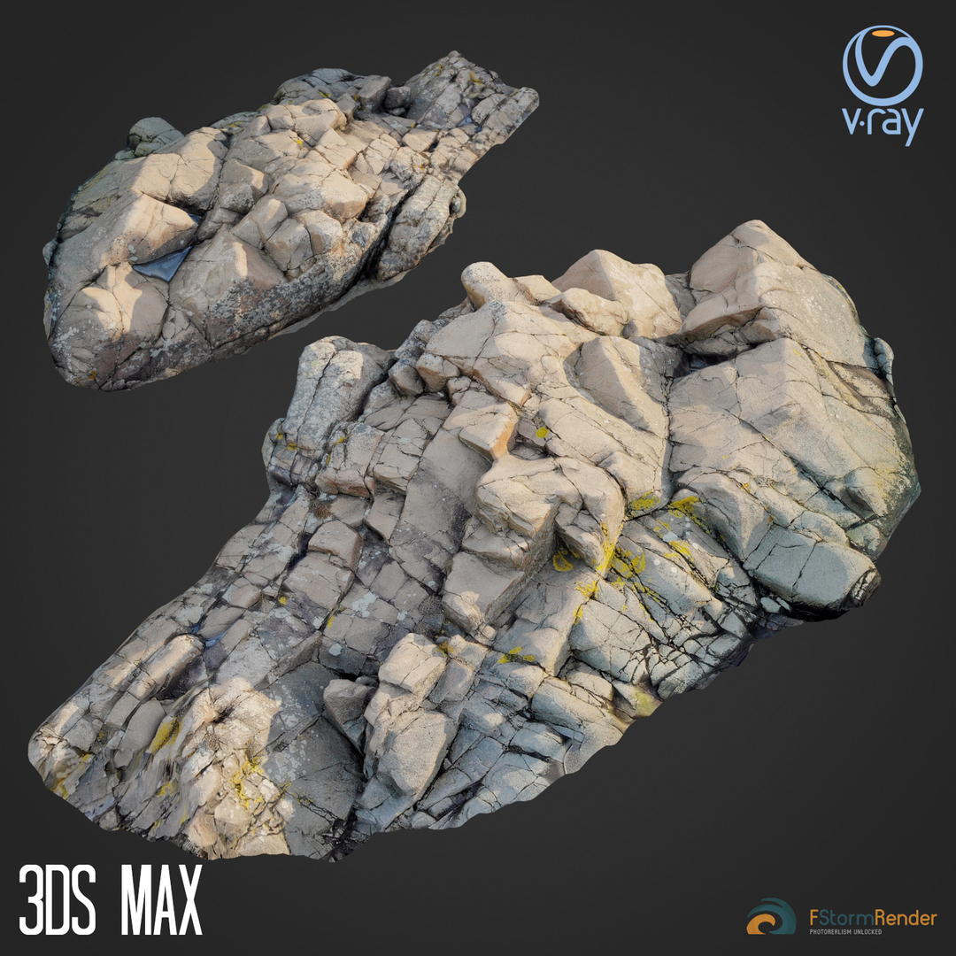 3D cliff pack b - TurboSquid 1264073