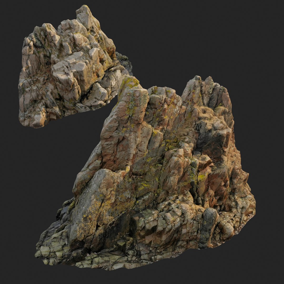 3D cliff pack b - TurboSquid 1264073