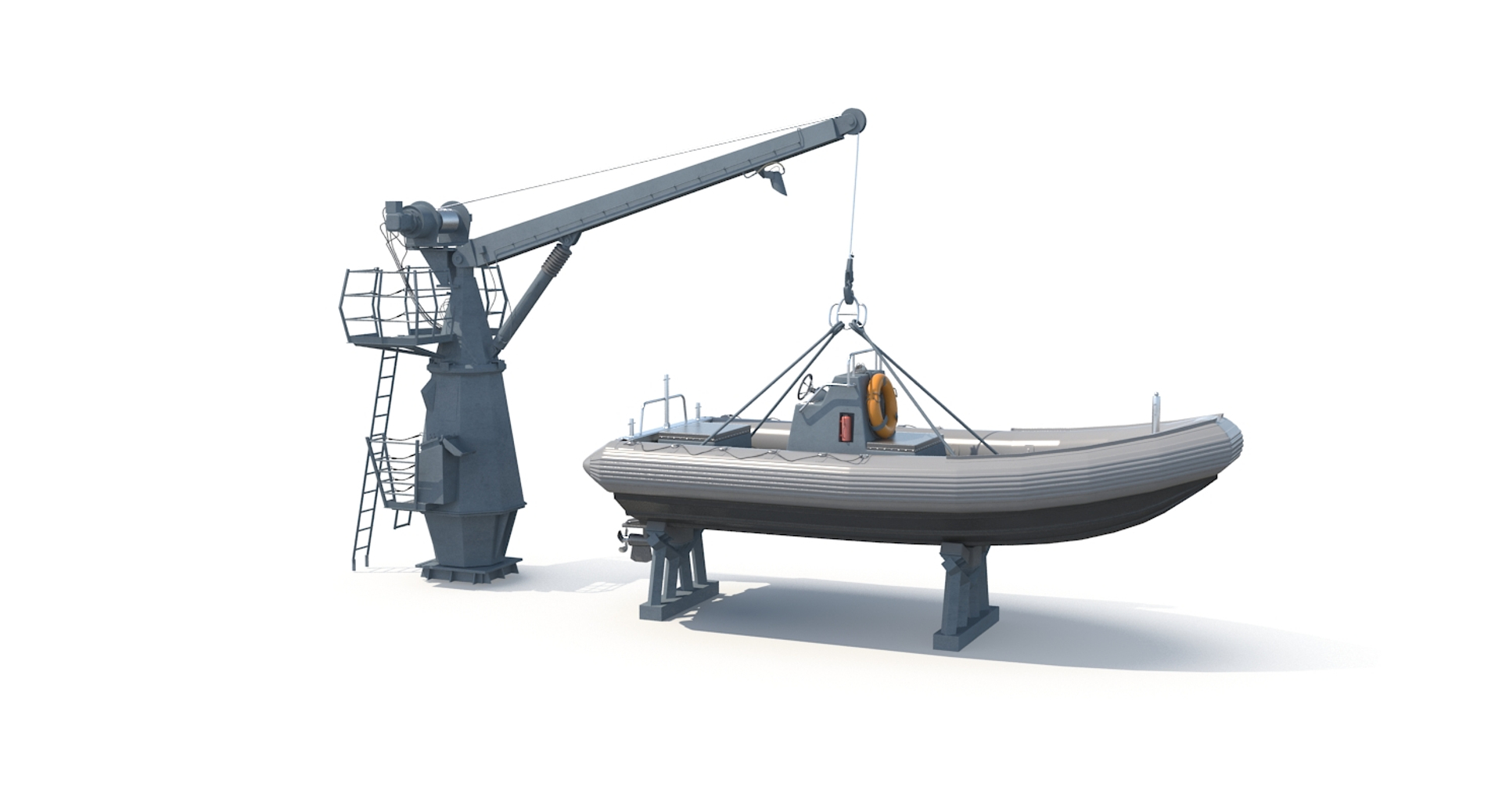 3d Standard Rhib Davit