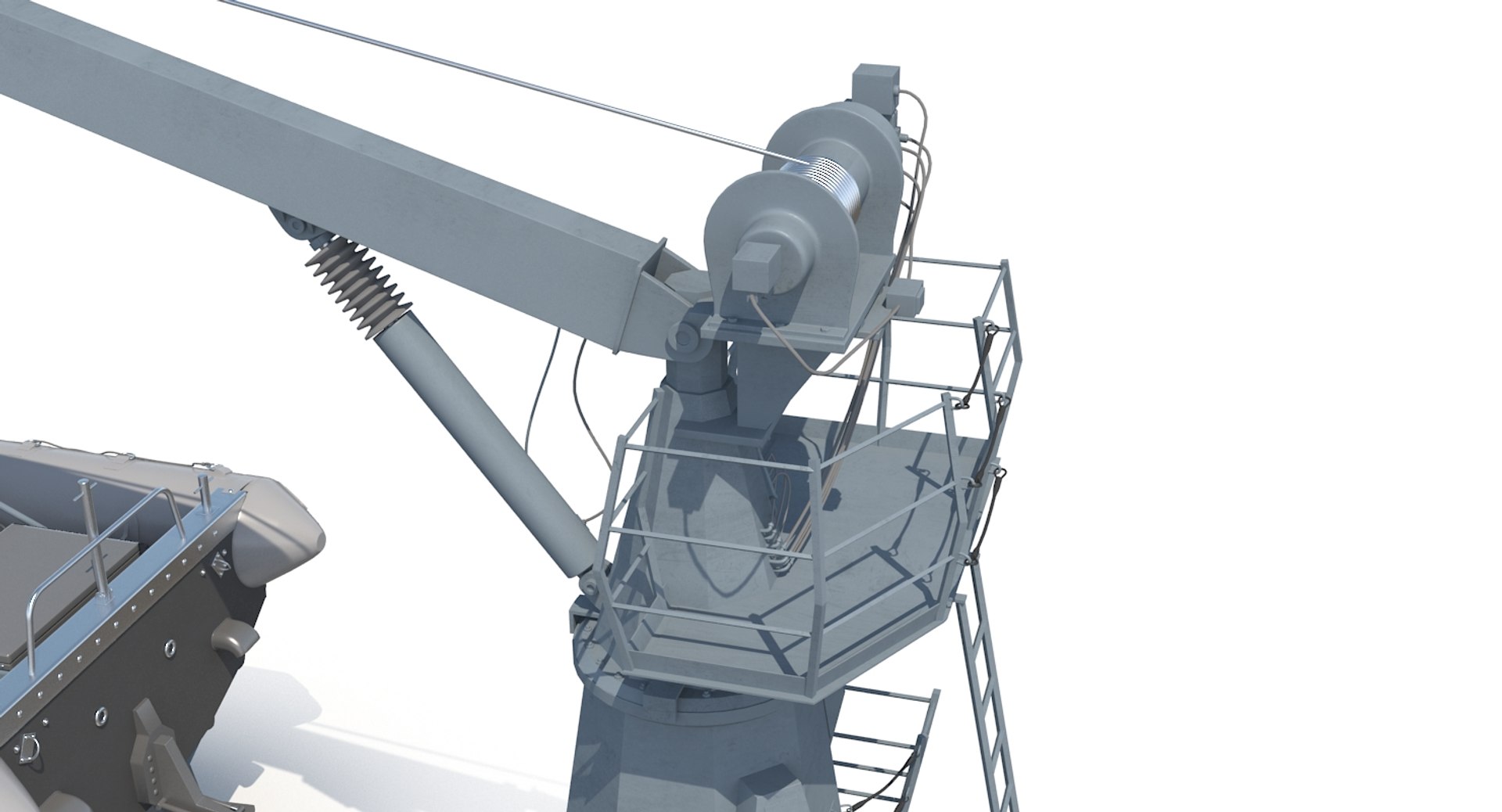 3d Standard Rhib Davit